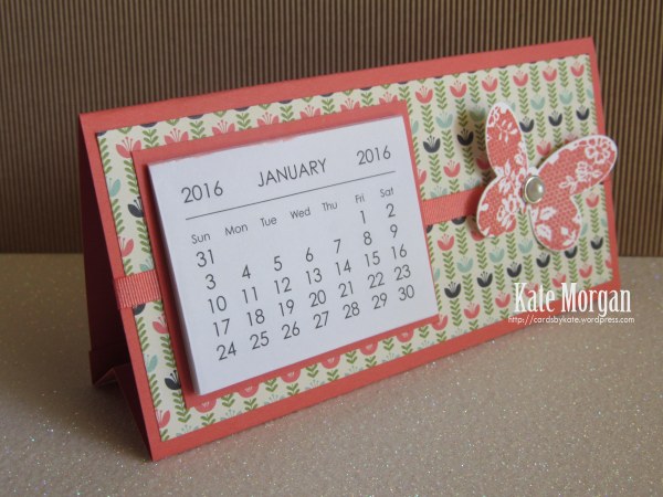Mini Tab Calendar Cards – Kate Morgan, Independent Stampin Up ...