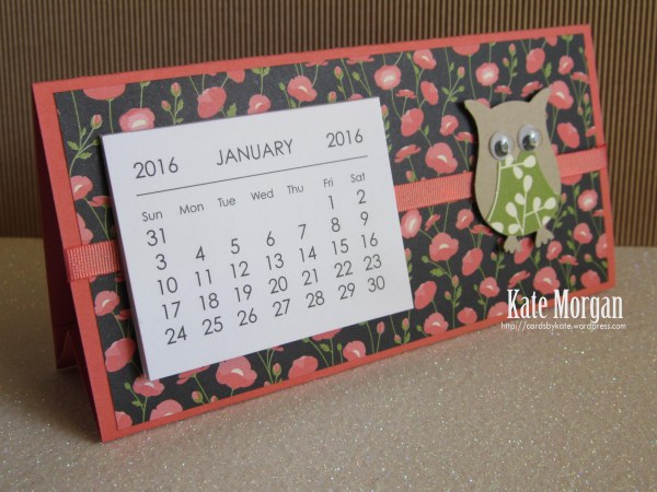 Mini Tab Calendar Cards – Independent Stampin Up!® Demonstrator ...
