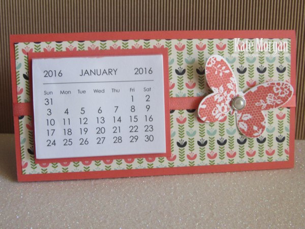 Mini Tab Calendar Cards – Independent Stampin Up!® Demonstrator ...