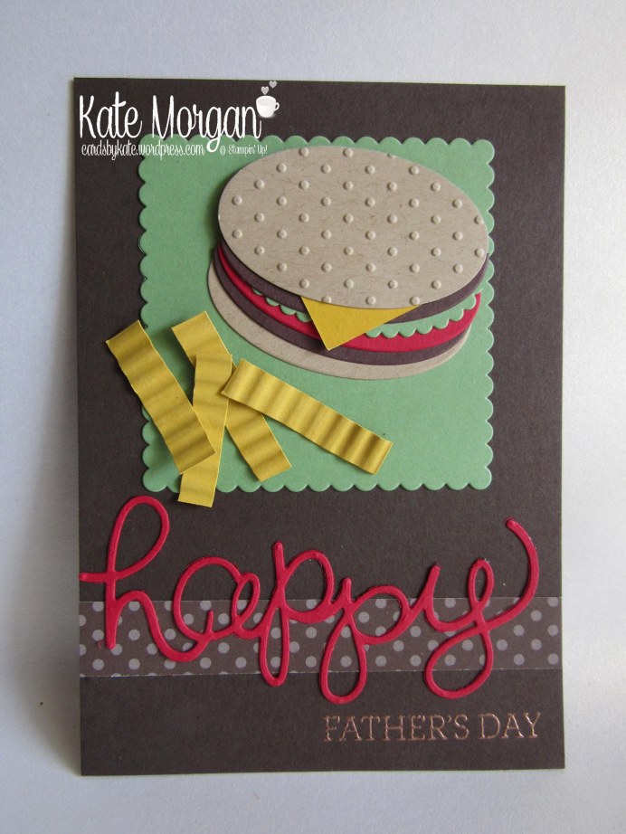 Burger & Fries – Kate Morgan, Independent Stampin Up!® Demonstrator ...