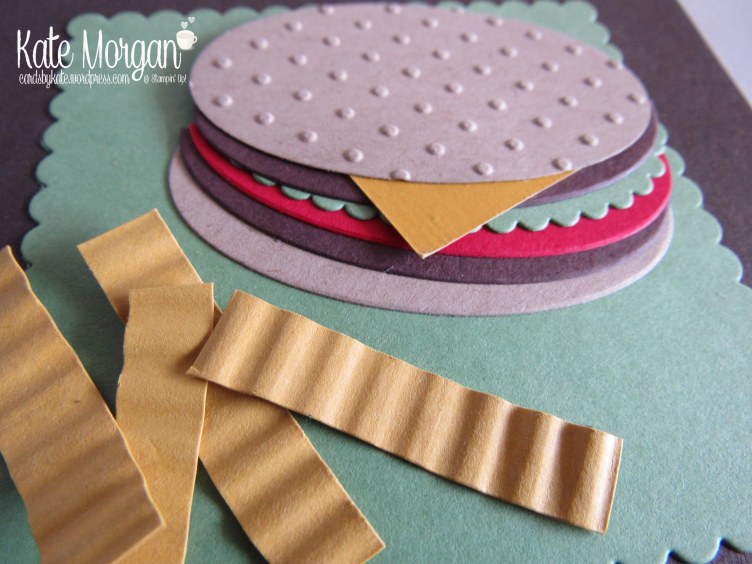 Burger & Fries – Independent Stampin Up!® Demonstrator, Victoria, Australia