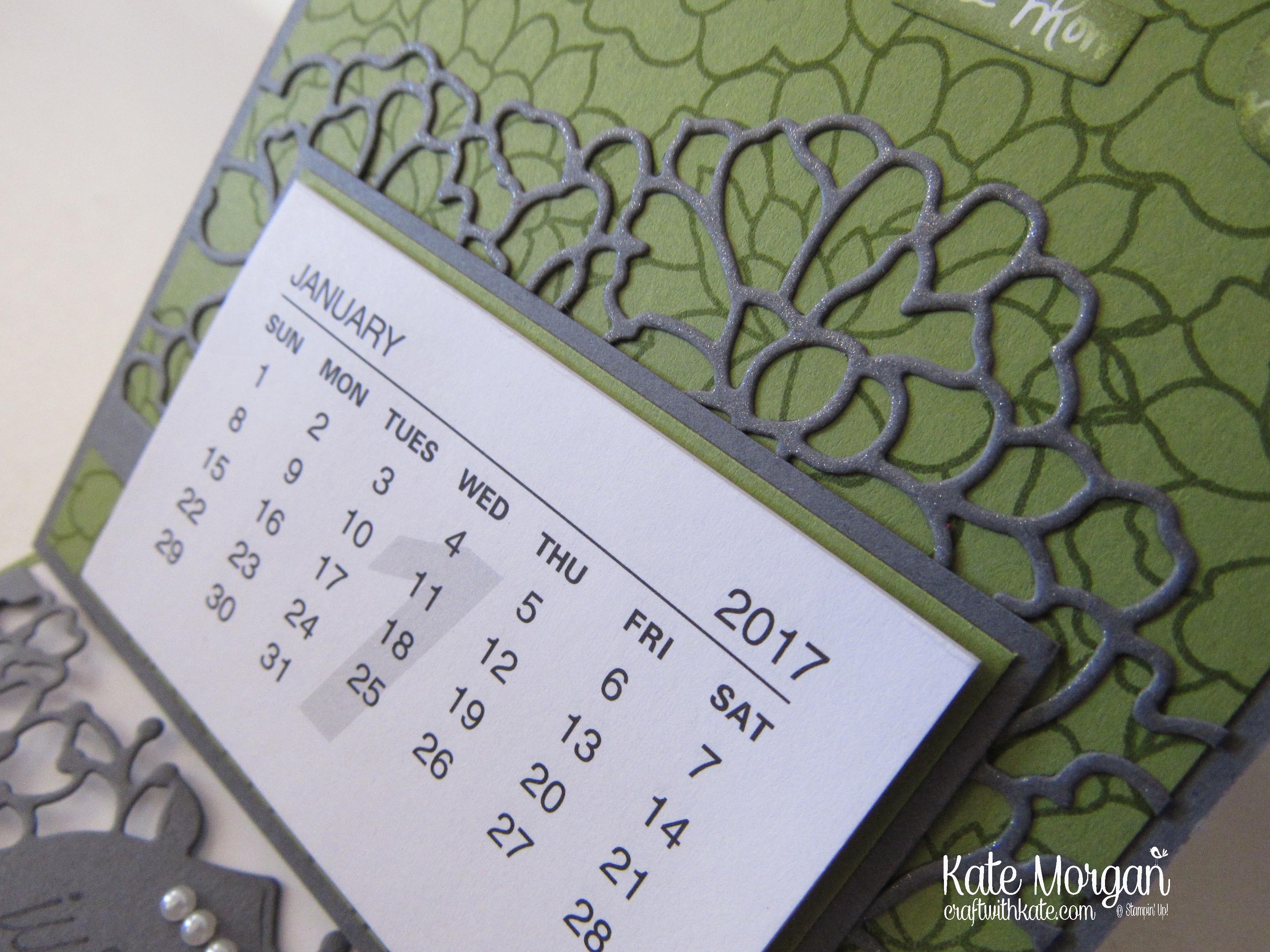 Calendar Card – Kate Morgan, Independent Stampin Up!® Demonstrator ...