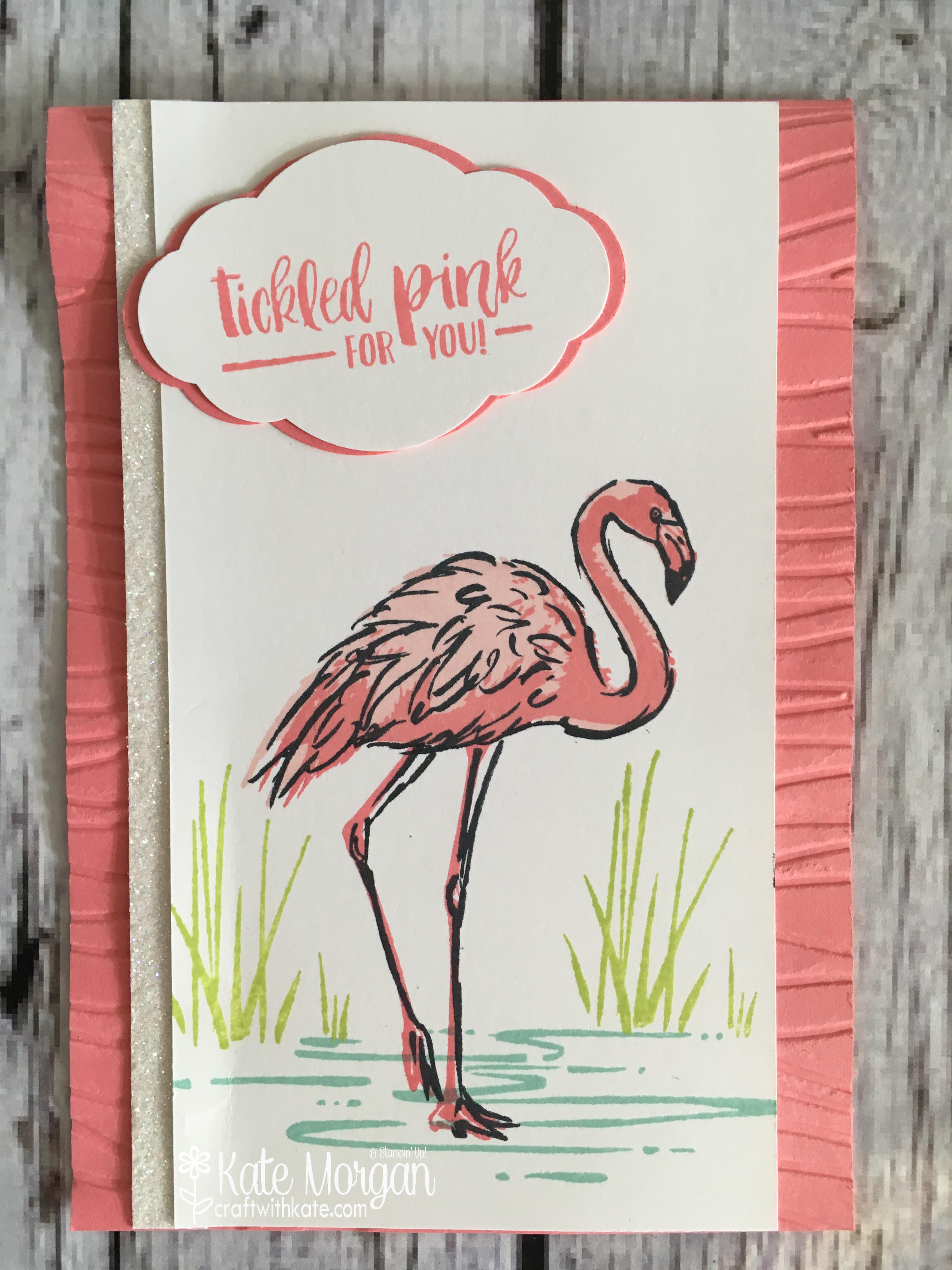 Tickled Pink Flamingo – Kate Morgan, Independent Stampin Up ...