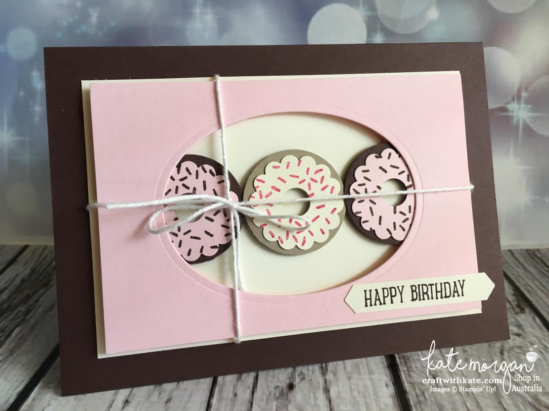 Donut punch art – Independent Stampin Up!® Demonstrator, Victoria ...