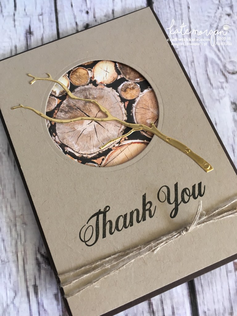 Thank You, Wood Textures – Kate Morgan, Independent Stampin Up ...