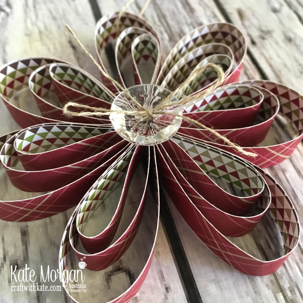Paper Loop Decorations – Independent Stampin Up!® Demonstrator ...