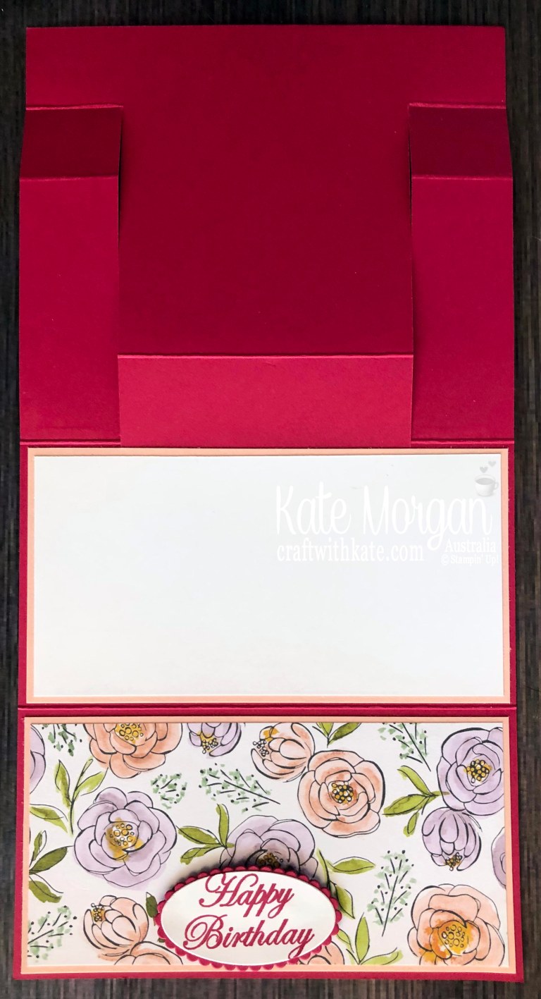 Centre Step Stand Up card – Independent Stampin Up!® Demonstrator ...
