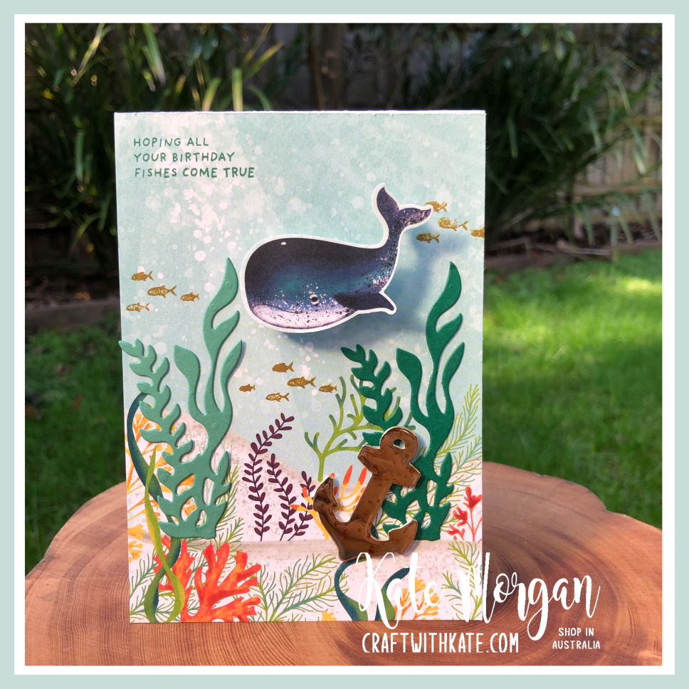 Whale Wobble card – Kate Morgan, Independent Stampin Up!® Demonstrator ...