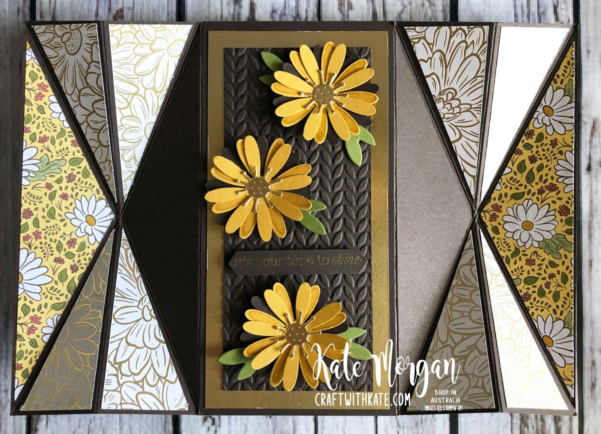 Double Fan Fold card – Kate Morgan, Independent Stampin Up ...