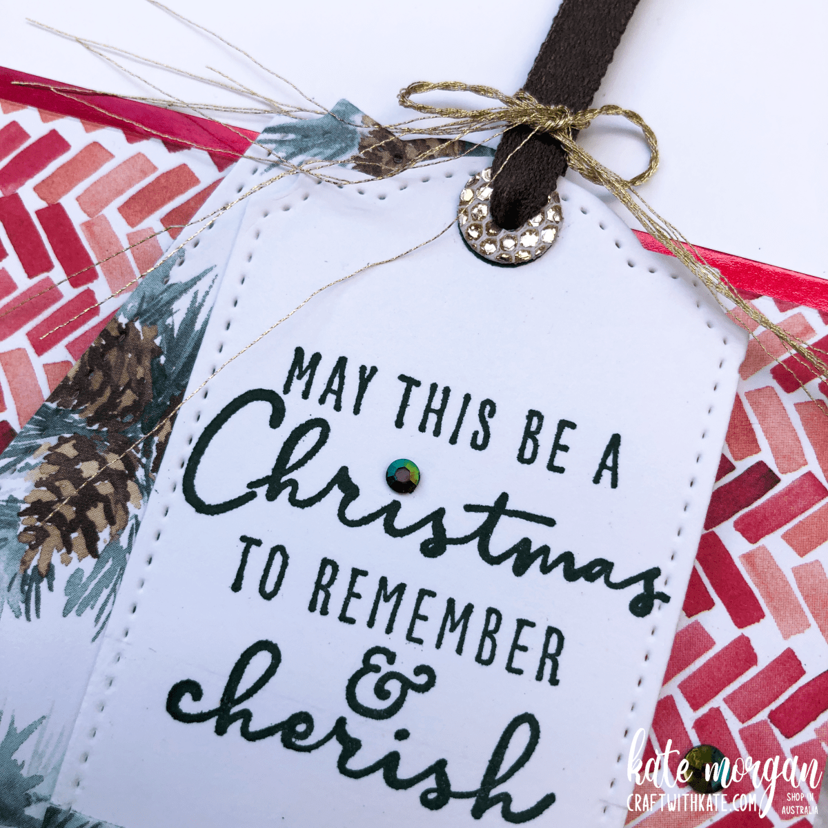 Christmas to Remember Tag Card – Kate Morgan, Independent Stampin Up ...
