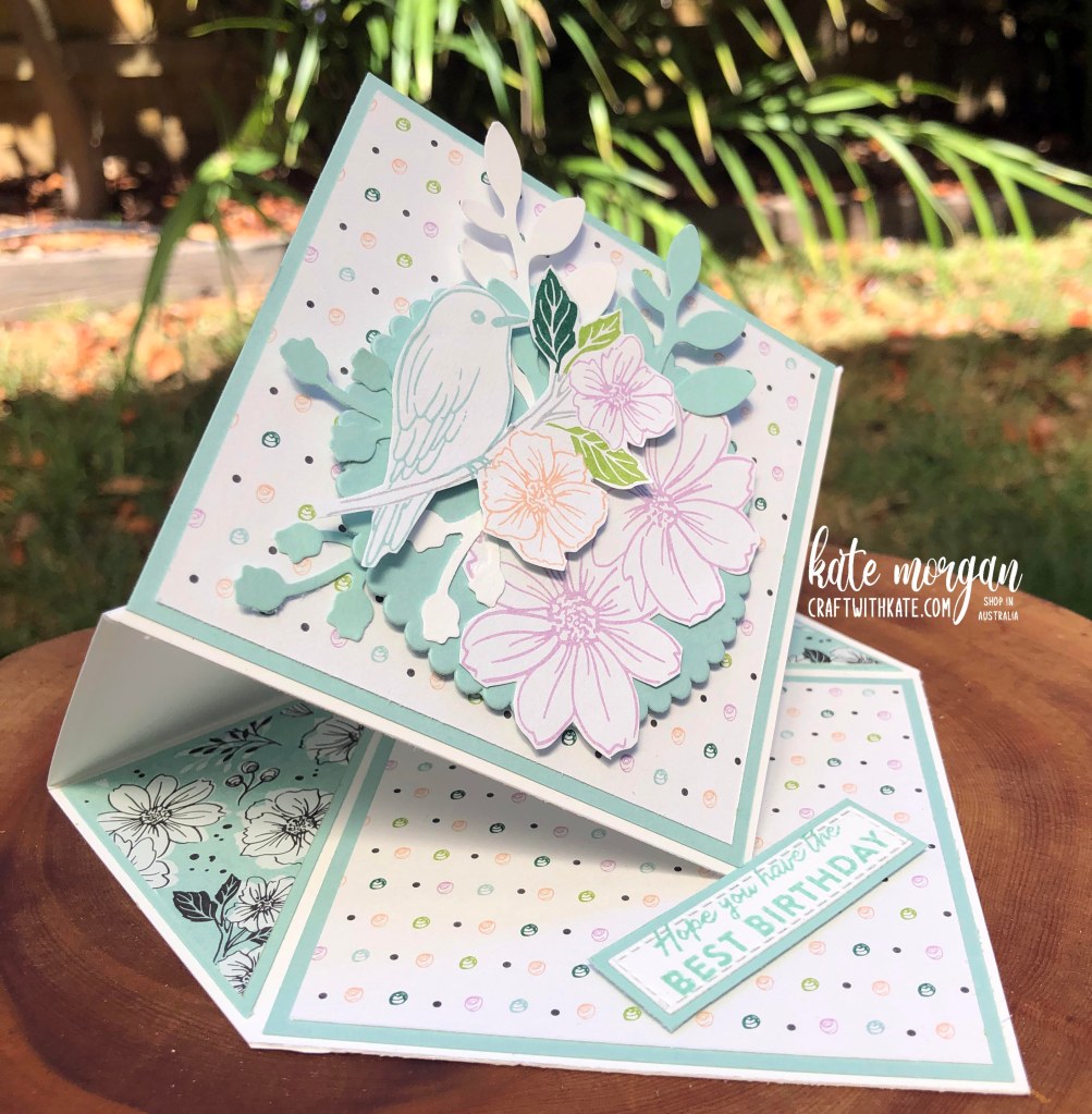 CCBH Pool Party: Diamond Easel Fold card – Independent Stampin Up ...