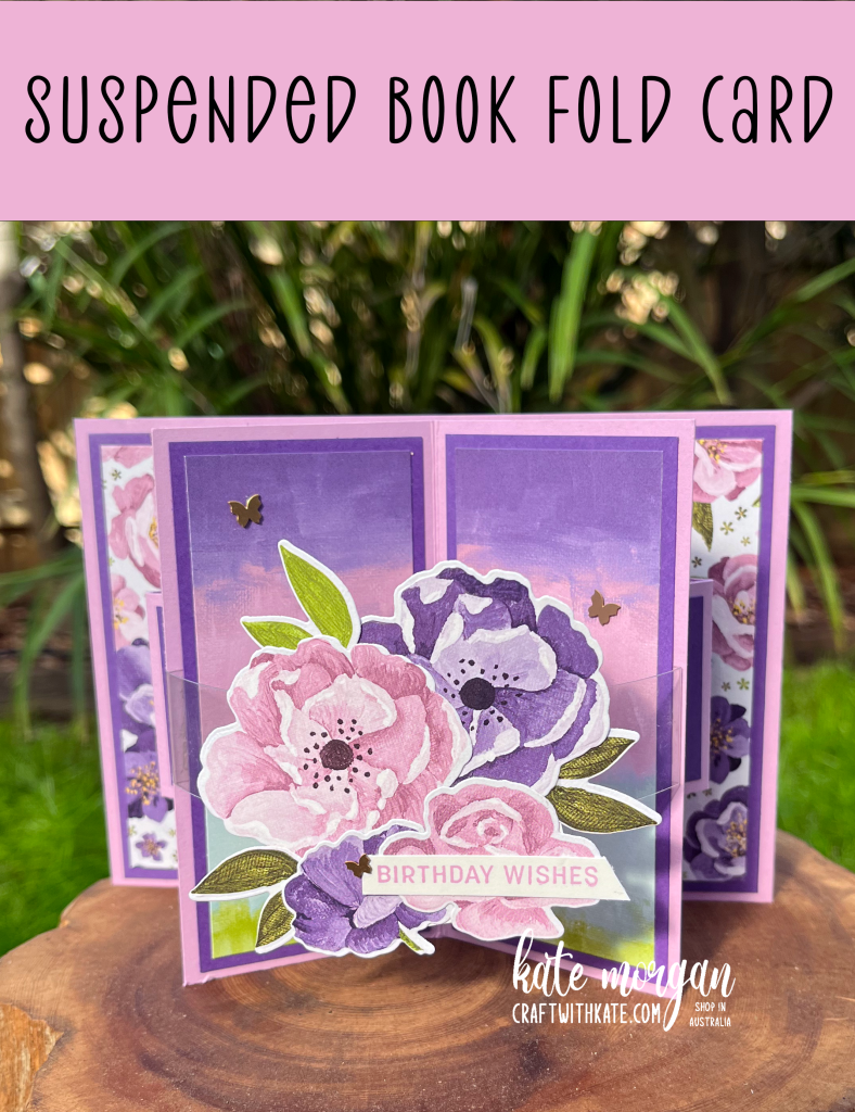 Suspended Book Fold card – Independent Stampin Up!® Demonstrator ...
