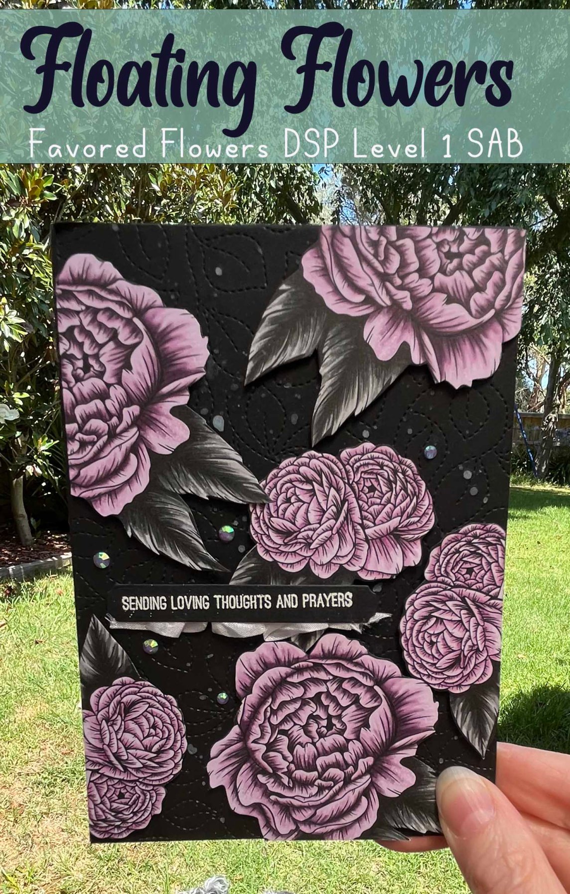 Favored Flowers Floating Sympathy card – Kate Morgan, Independent ...