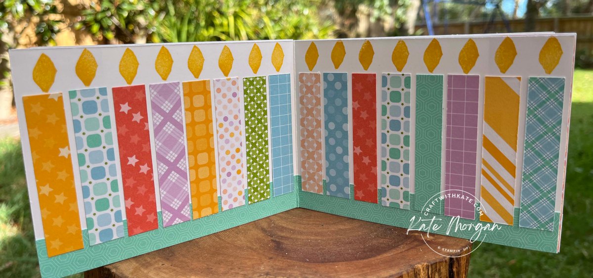 80th Birthday card with 80 candles! – Kate Morgan, Independent Stampin ...