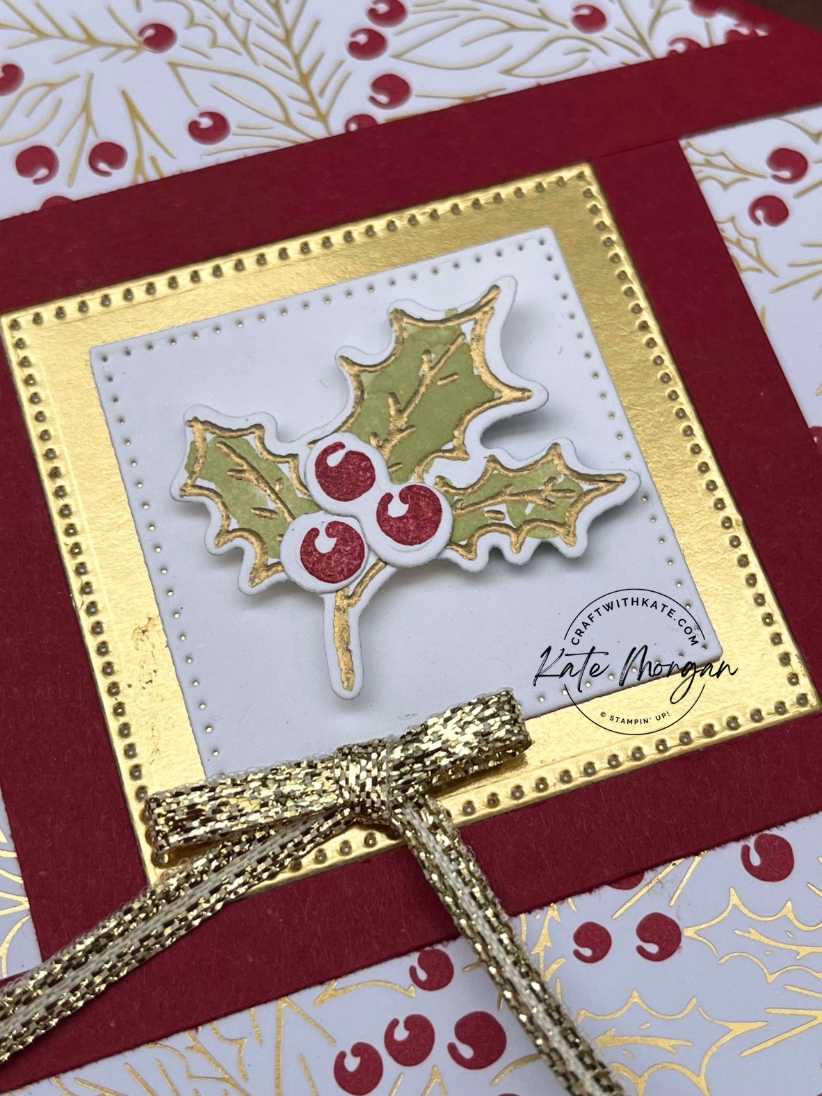 Heart of Christmas – Fractured/Faux Shutter Card – Independent Stampin ...