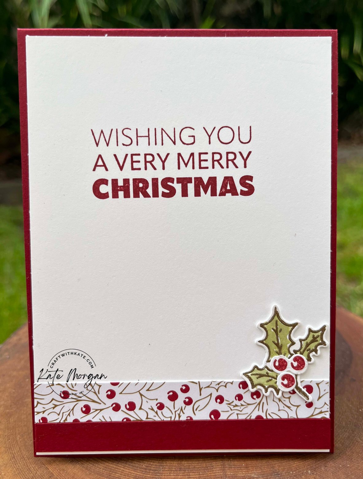 Heart of Christmas – Fractured/Faux Shutter Card – Kate Morgan ...