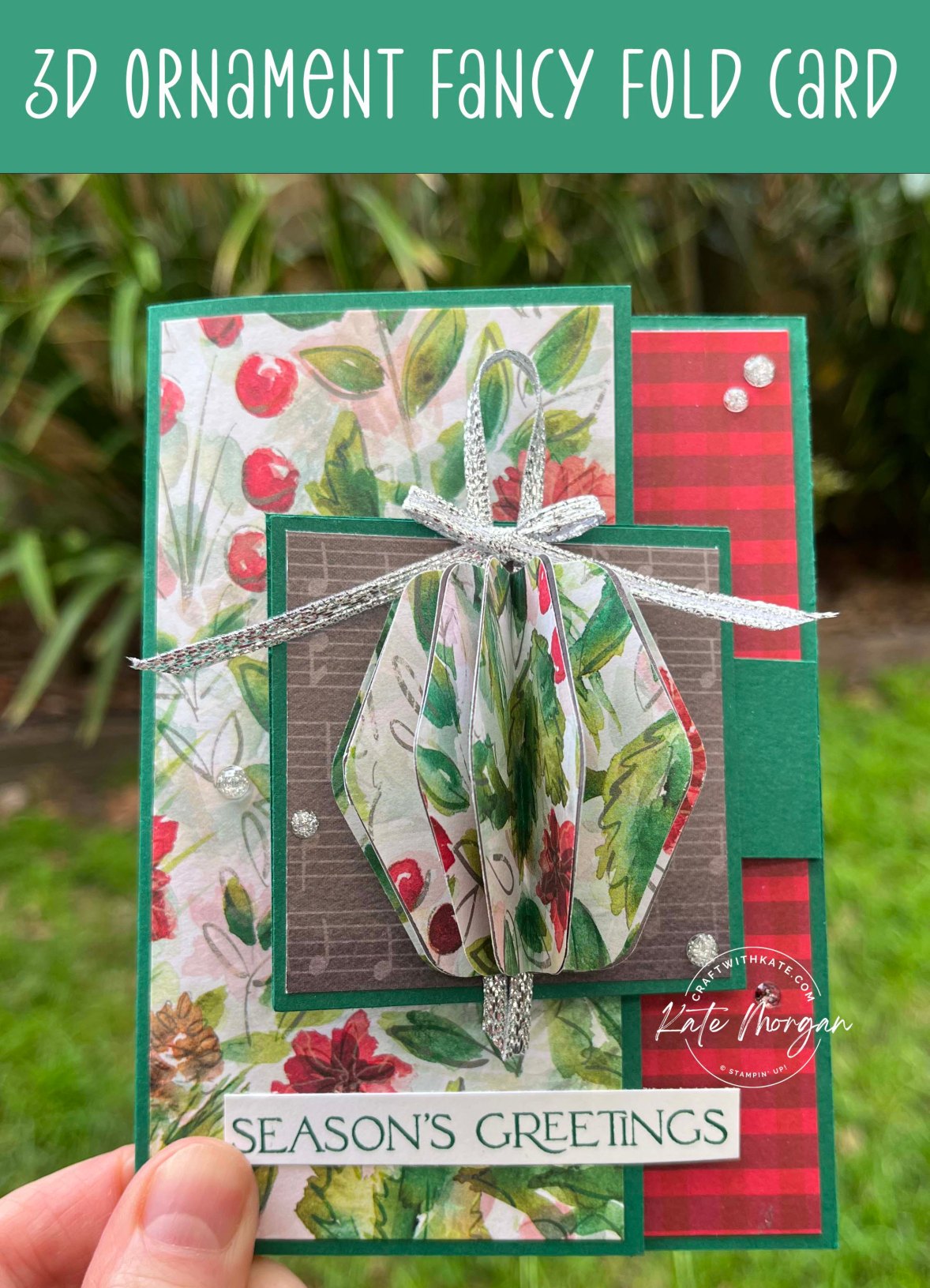 Heart of Christmas #12 – Swing & Sway Card & 3D Ornament Card – Kate ...