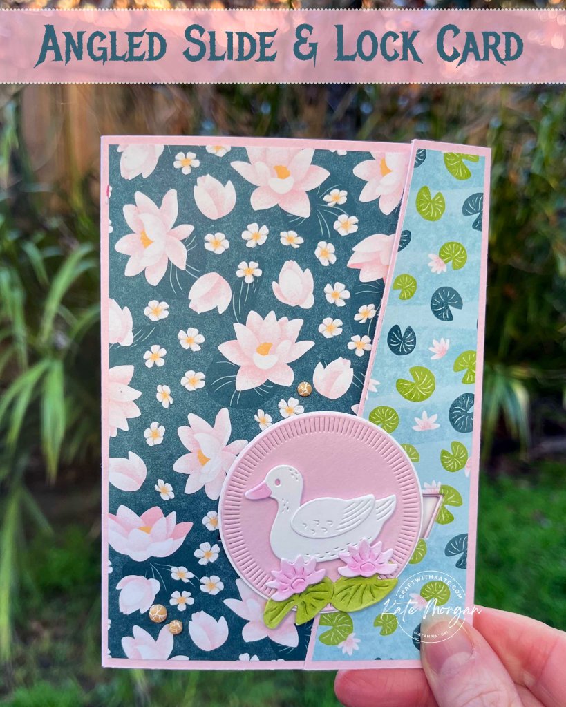 Bubble Bath: Angled Slide & Lock Card – Independent Stampin Up ...