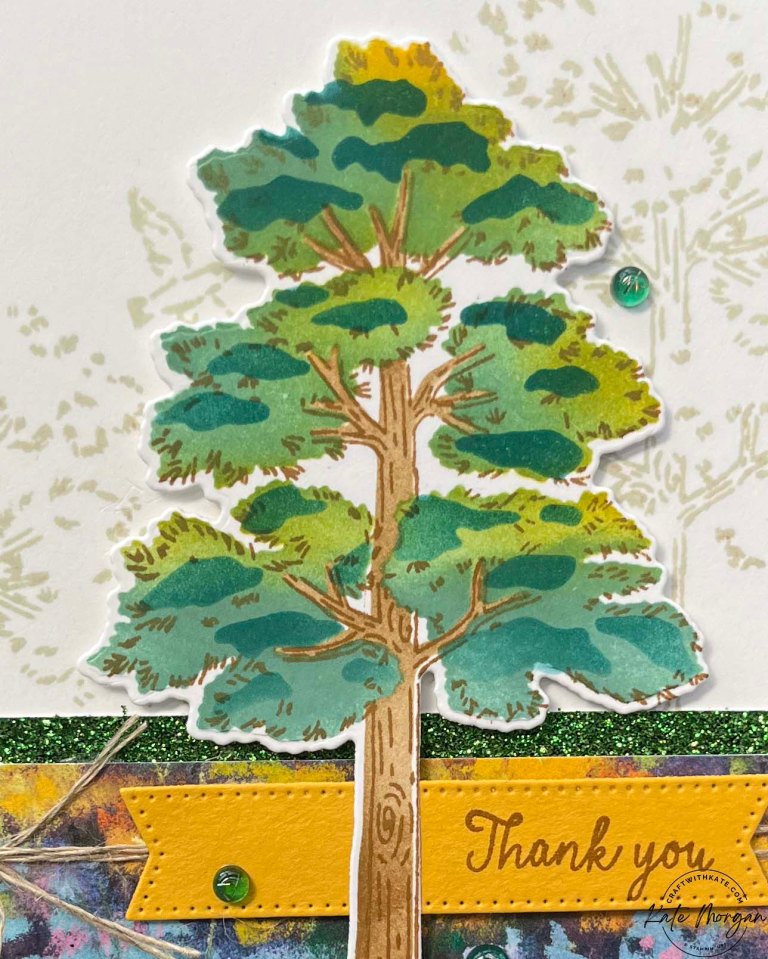Crushed Curry: Frosted Forest Thank You – Independent Stampin Up ...