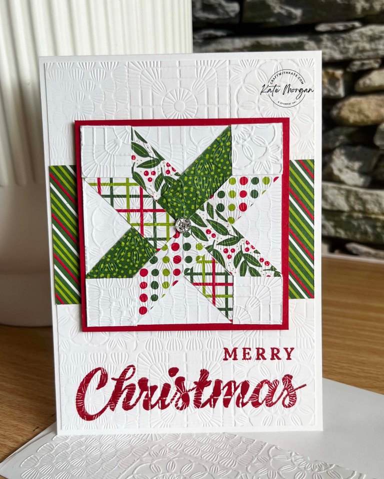 Heart of Christmas Week 11: Quilted Woven Star card – Independent ...