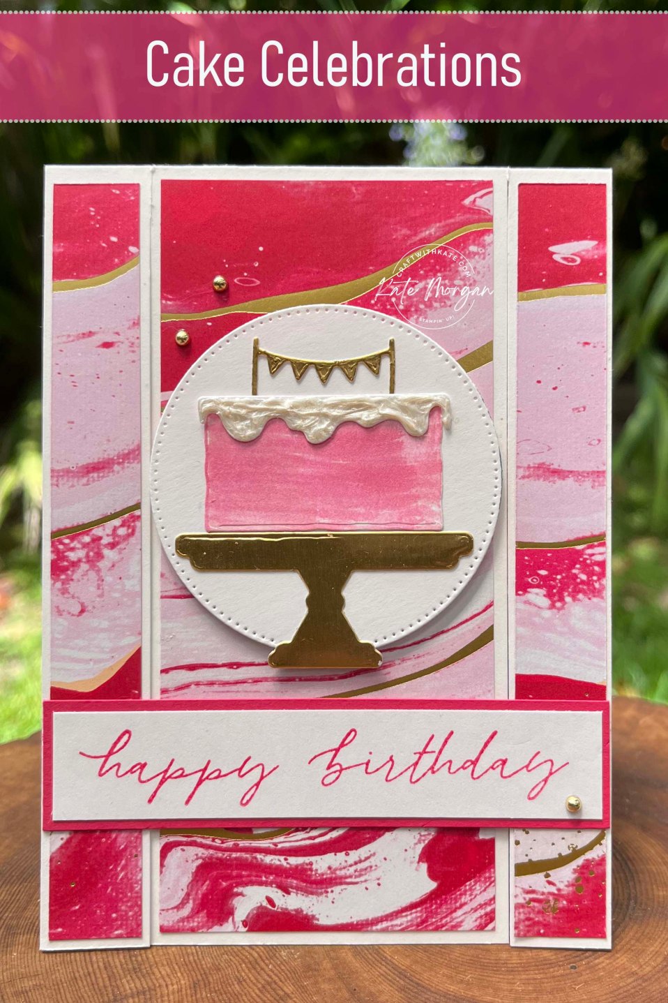Melon Mambo: Cake Celebrations Birthday Spanner card – Kate Morgan ...