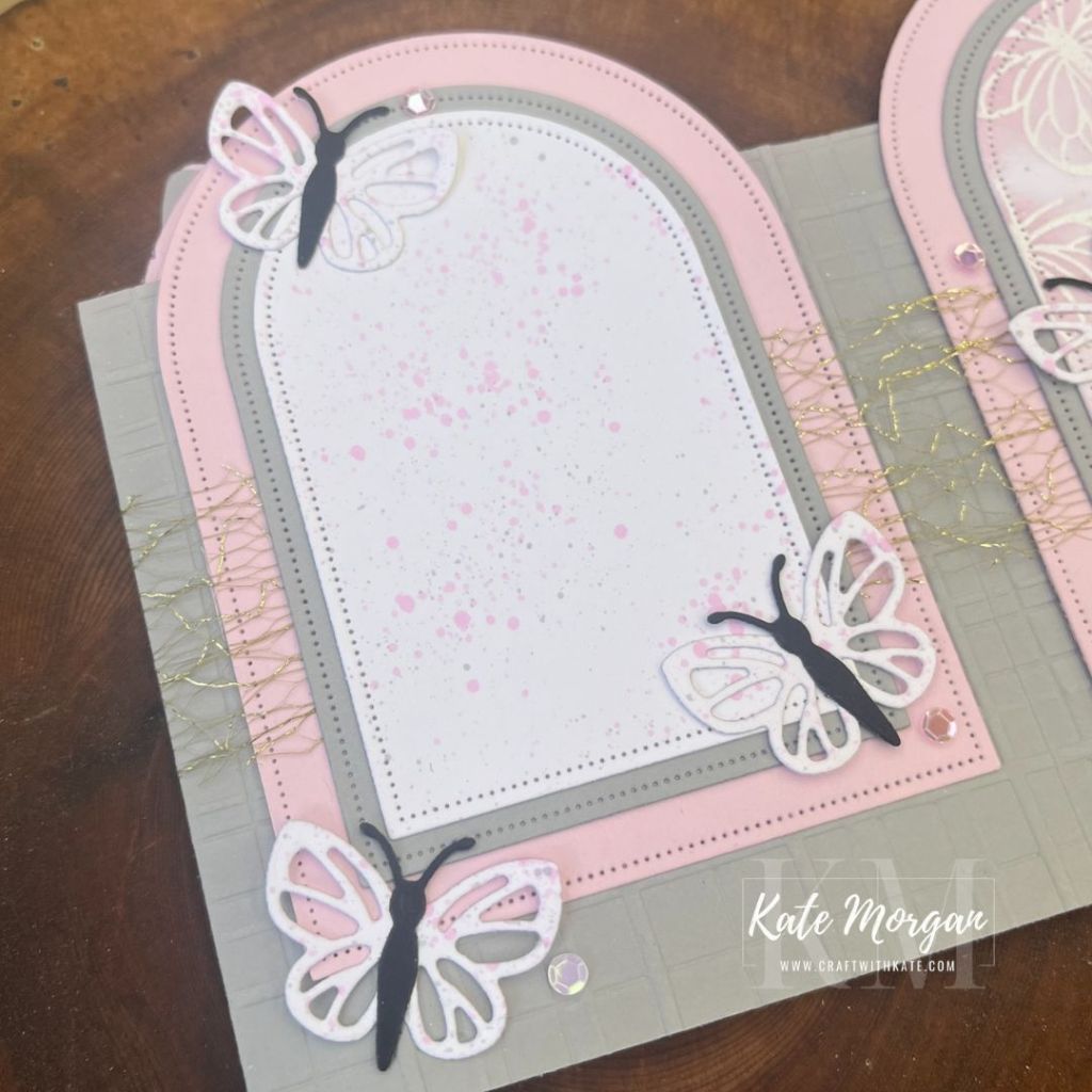 Smoky Slate: Z Fold card with Everyday Arches and Beautiful Butterflies ...