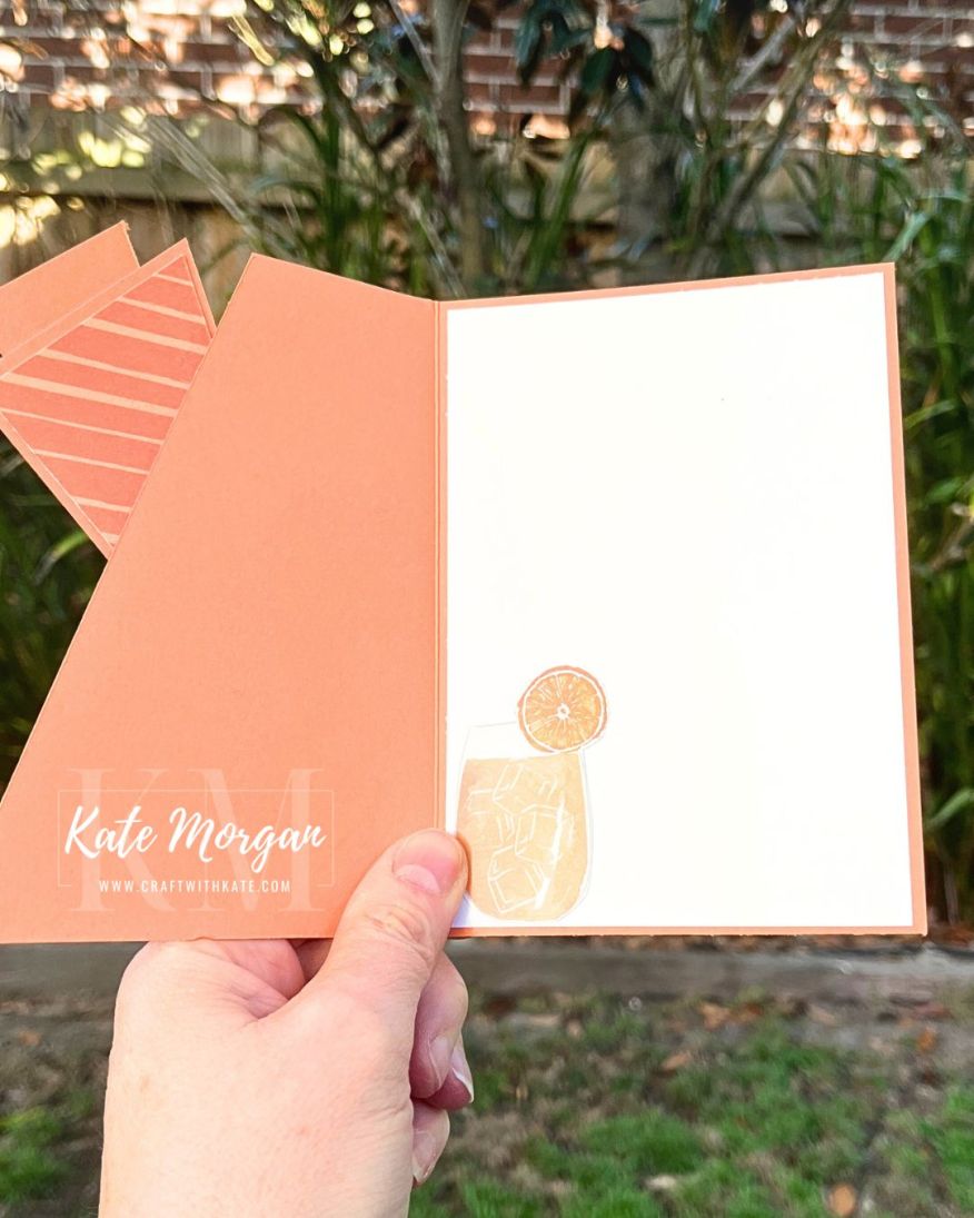 Timid Tiger: Celebratory Sips Fan card – Independent Stampin Up ...