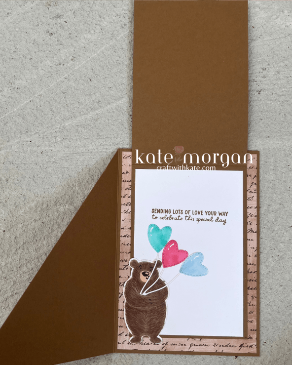 Pecan Pie: Valentine Kisses Diagonal Joy Fold card – Independent ...